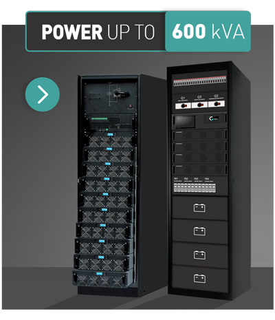 UPS by Gtec, singlephase or threephase UPS