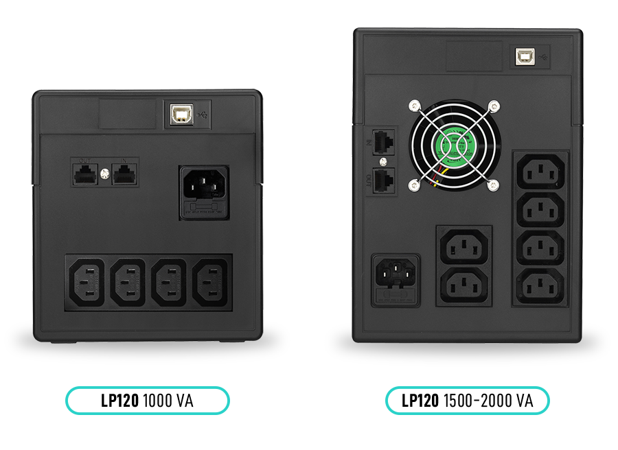 LP120 line-interactive UPS |Pure sine wave output